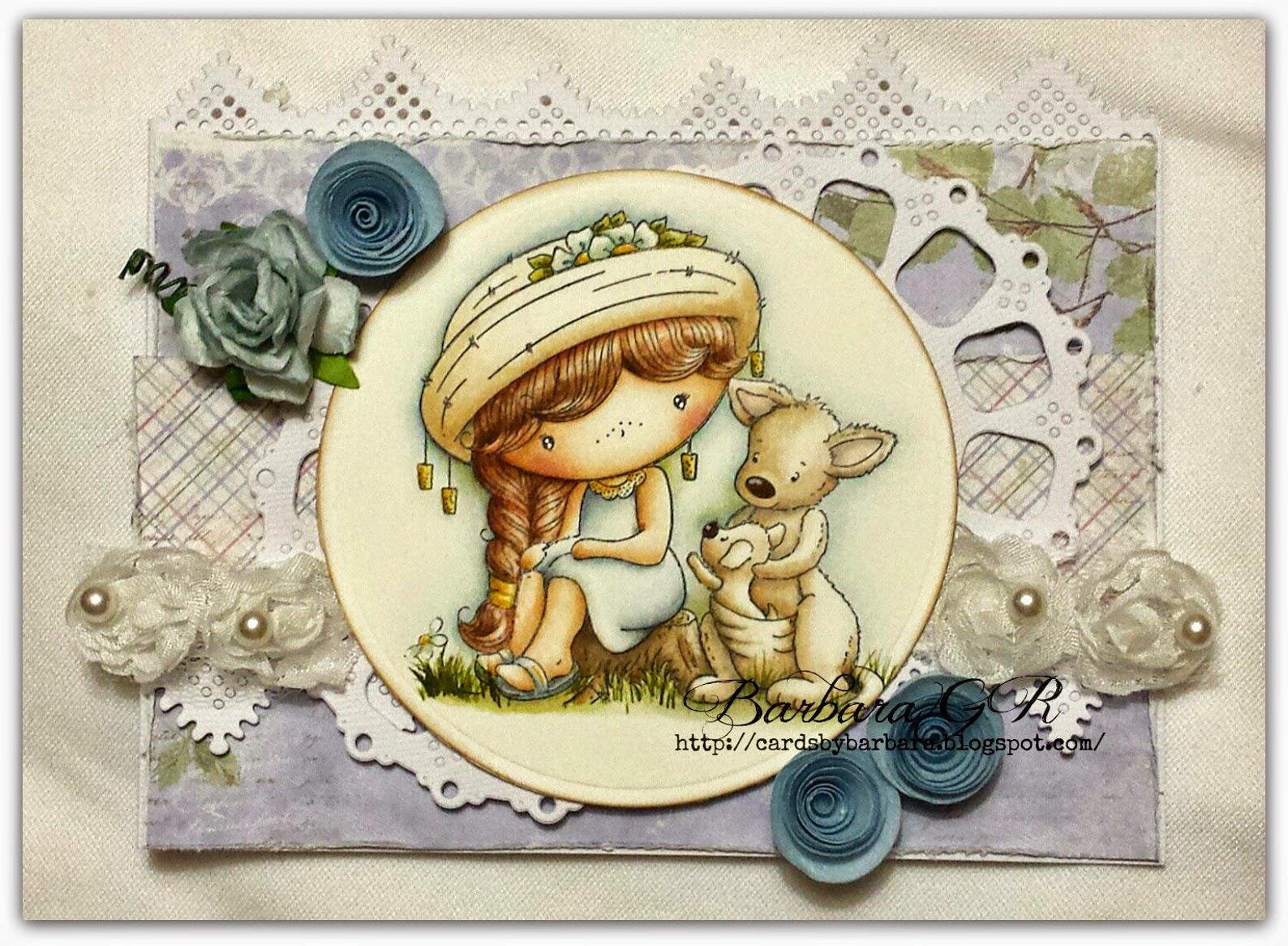 Good Day Izzy, Black and White, Digital Stamp, Download, Kangaroo ...