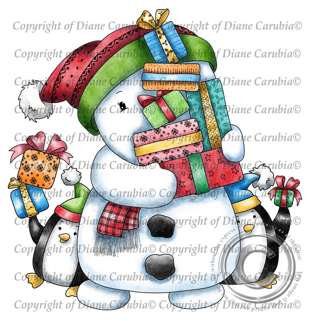 Snowman Fun, Black and White, Christmas, Printable, Sublimation ...