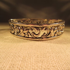 Vintage Sterling Silver Bracelet - Etsy