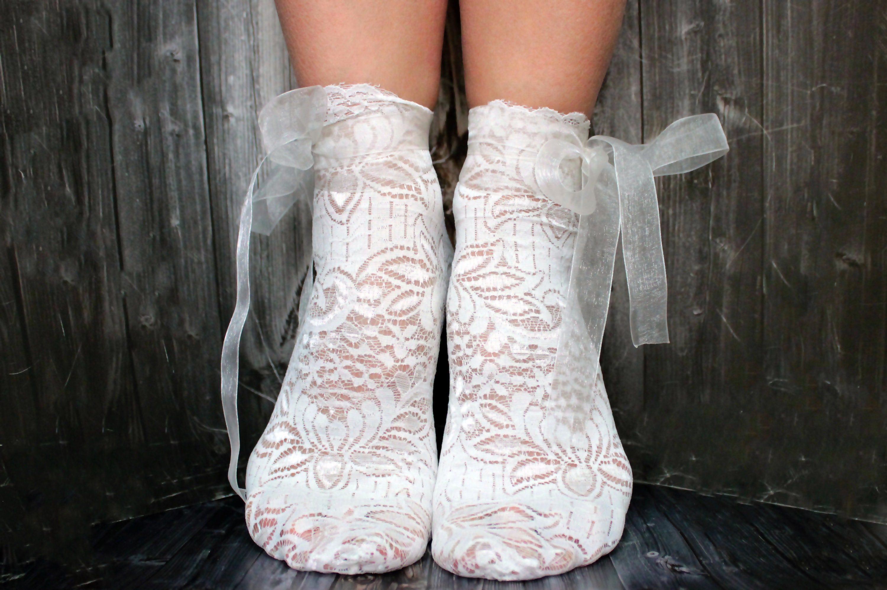 White Lace Socks Fashion Socks Crew Socks Bridal Lace Socks | Etsy