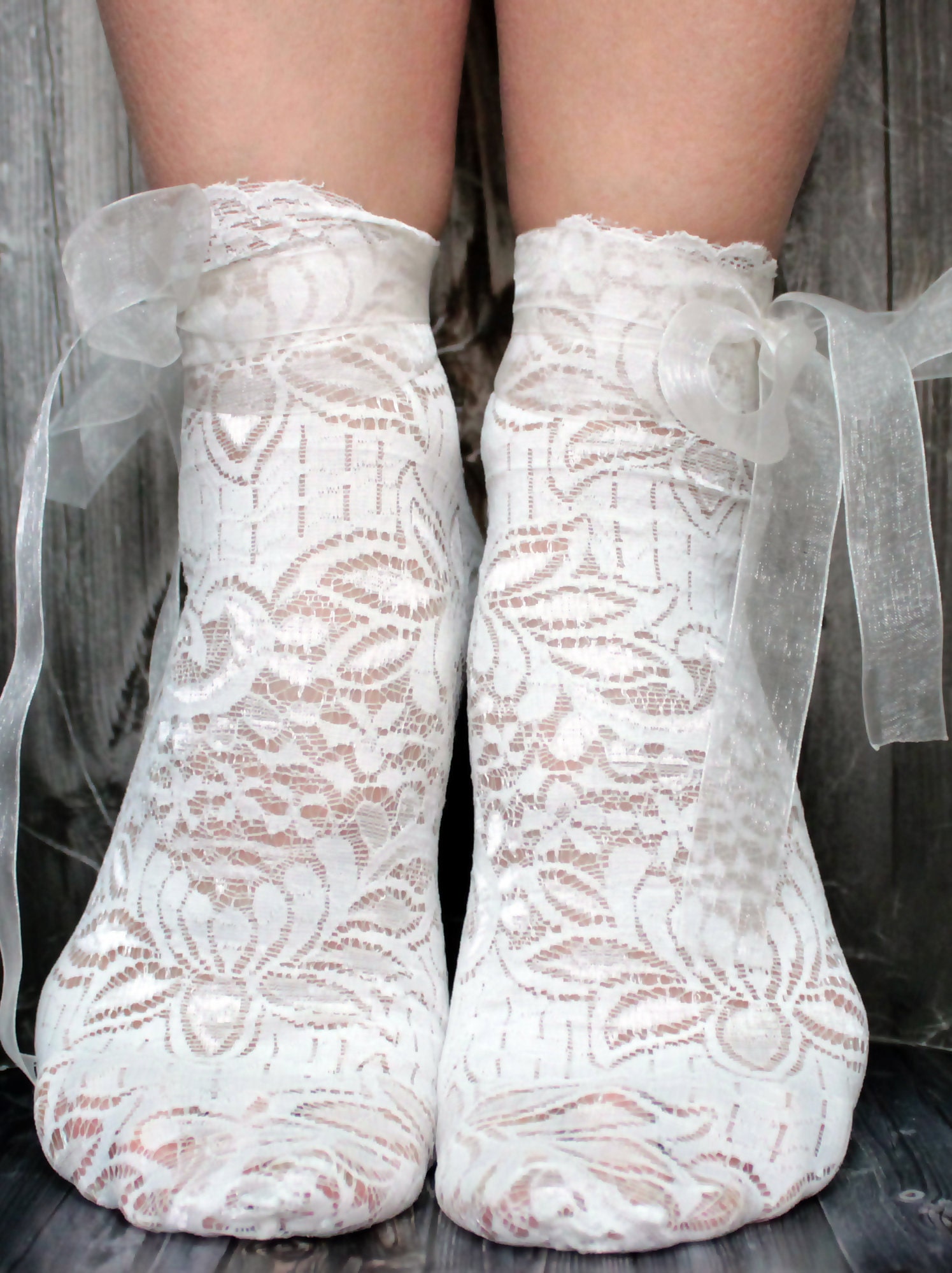 White Lace Socks Fashion Socks Crew Socks Bridal Lace Socks | Etsy