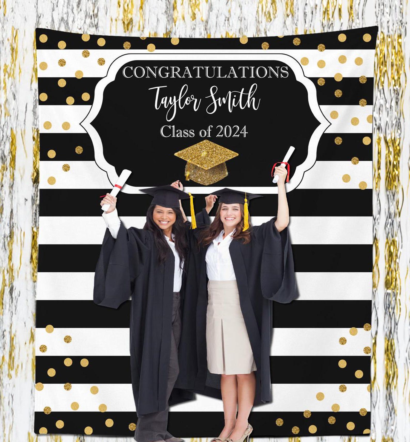 Seniors, Graduation, Photo Backdrop, Personalized Photo Backdrop Class ...