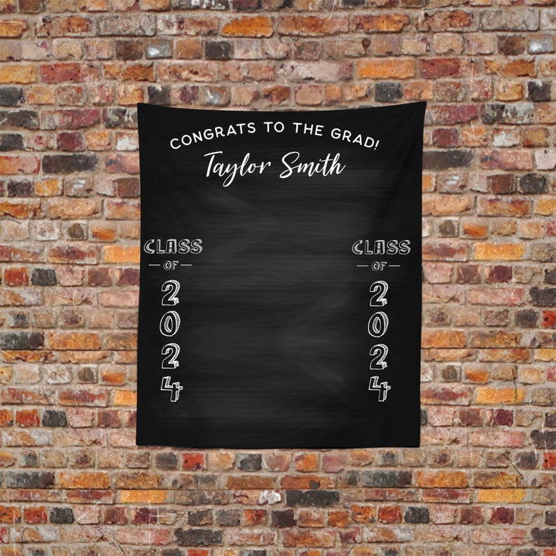 Seniors, Graduation, Photo Backdrop, Personalized Photo Backdrop Class ...