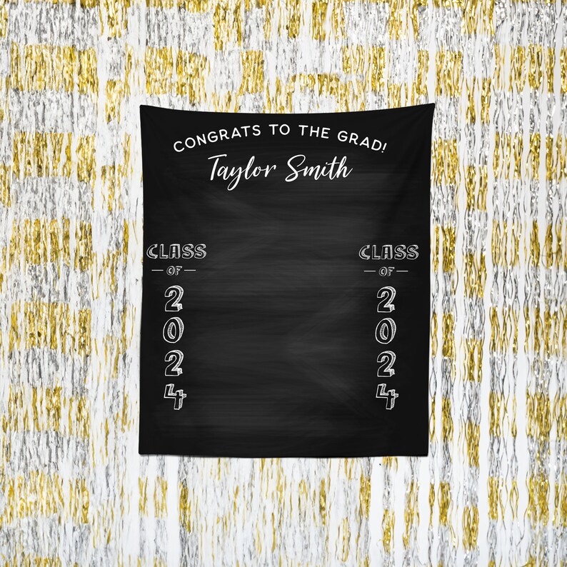 Seniors, Graduation, Photo Backdrop, Personalized Photo Backdrop Class ...