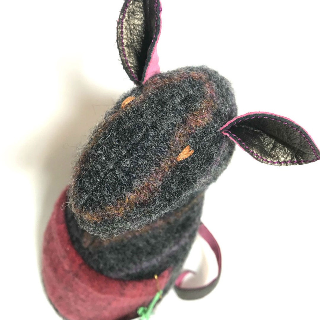 RECYCLED Stuffed Animal / "woolies" Handmade Reclaimed Material Toy ...