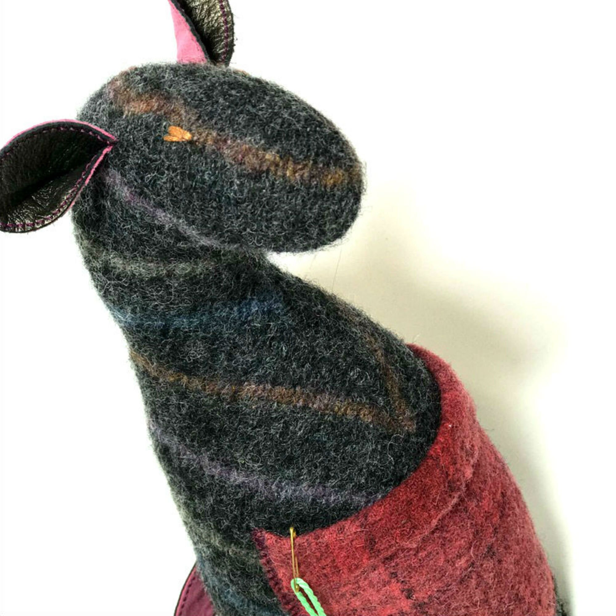 RECYCLED Stuffed Animal / "woolies" Handmade Reclaimed Material Toy ...
