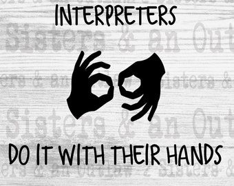 Asl Interpreter Logo Svg - Etsy
