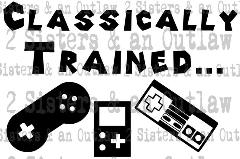 Classically Trained Svg. Gamer Svg. Games Svg. Game Console Svg. SVG ...