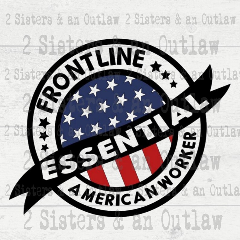 Essential Worker Shirt, Frontline American Worker Shirt Quarantine ...
