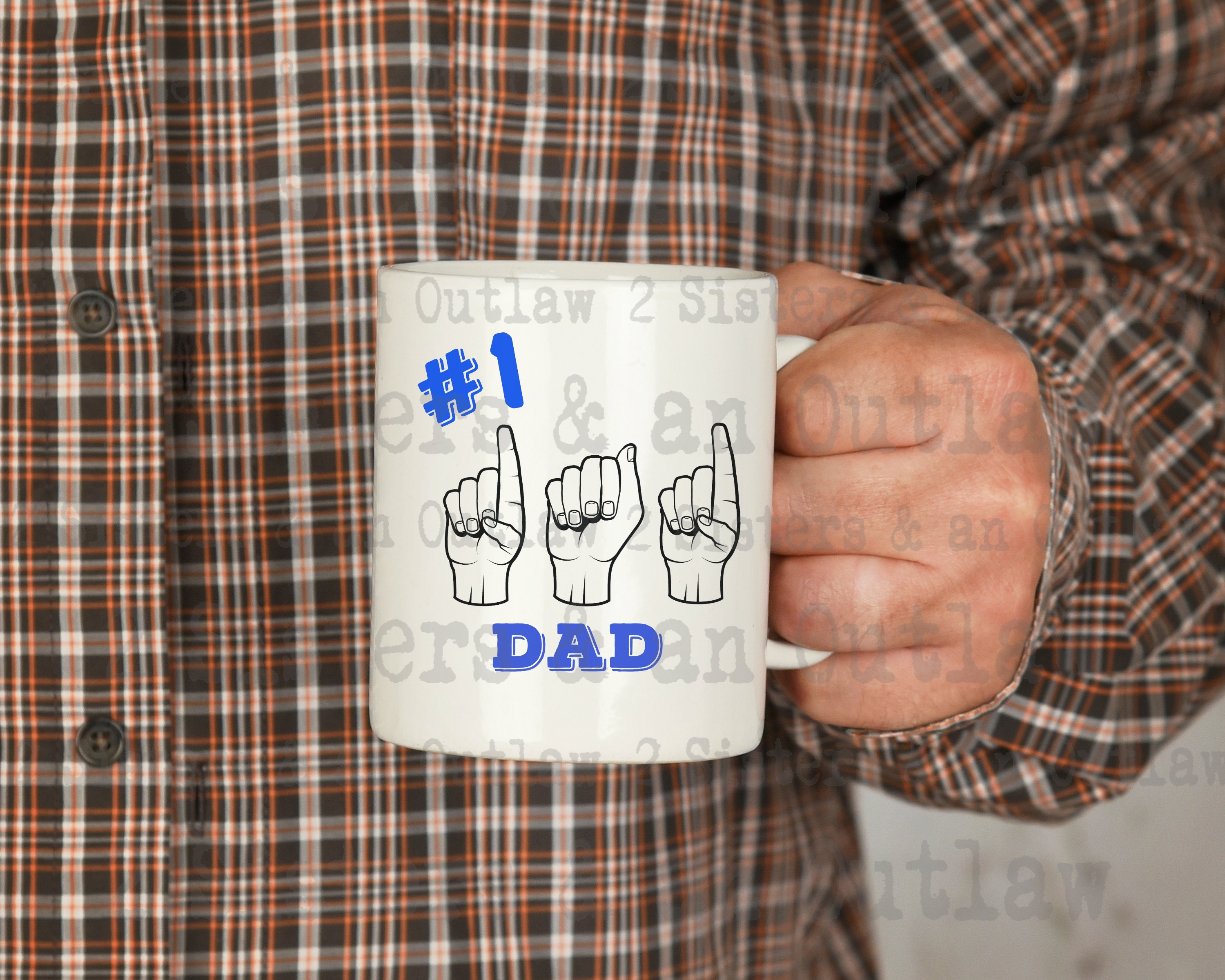 Number 1 Dad Svg. Fathers Day Svg. ASL. Sign Language. Dad - Etsy