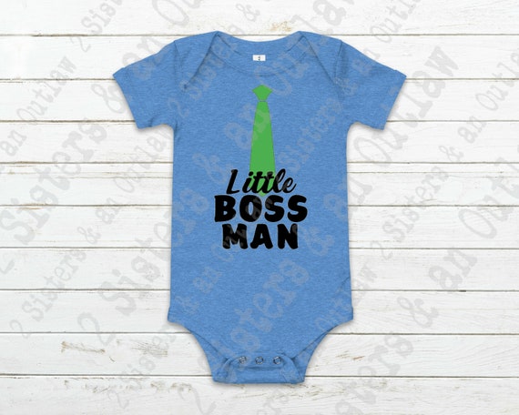 Little Boss Man Svg. Baby Onesie Svg. Newborn Svg. Baby Shower | Etsy