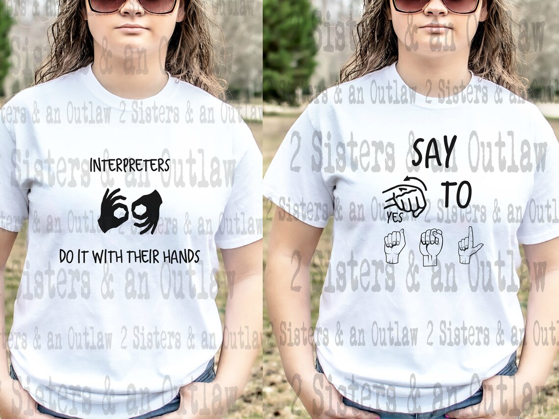 American Sign Language Bundle Svg. ASL Interpreter Svg. ASL - Etsy