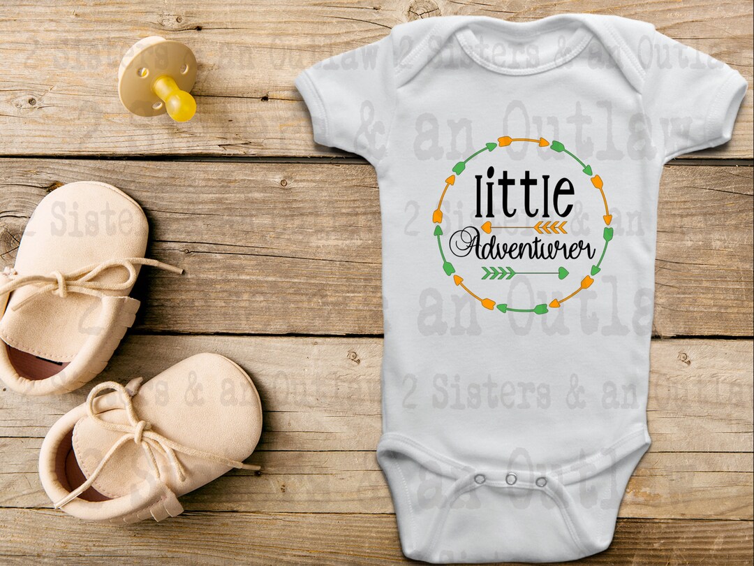 Little Adventurer Svg. Baby Onesie Svg. Newborn Svg. Baby Shower Svg ...