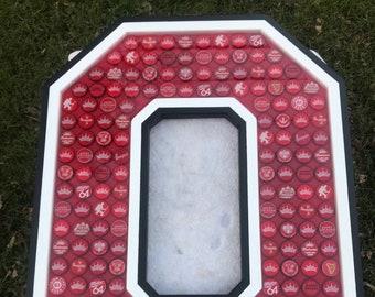 Ohio State Bottle Cap Art - Etsy