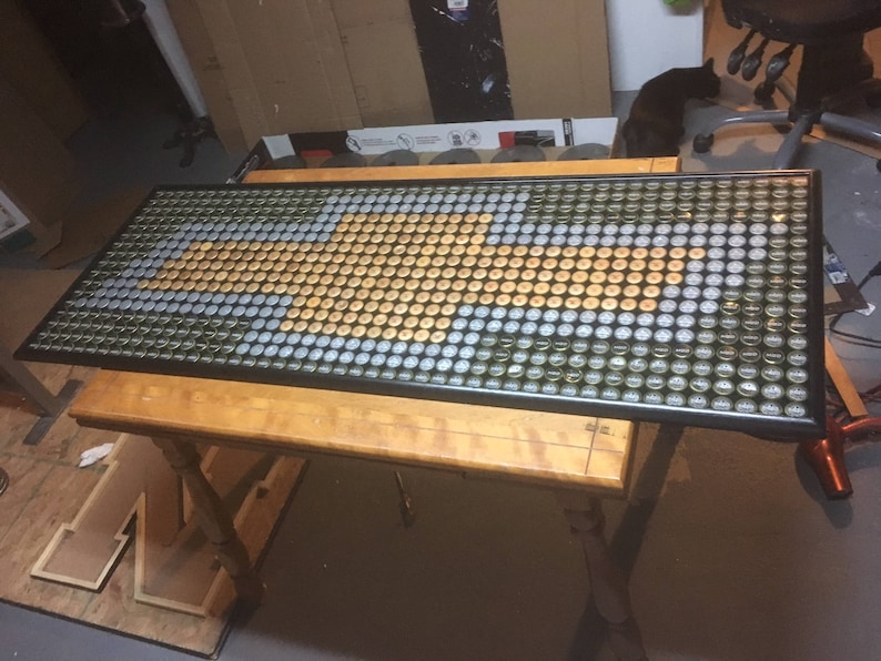 Bottle Cap Art - Chevrolet or Chevy Logo - Table Top Epoxy - Customized ...