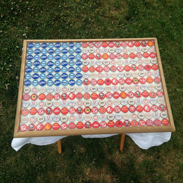 Bottle Cap Table - Etsy