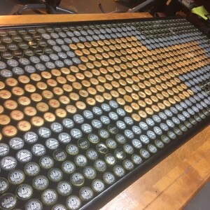 Bottle Cap Art - Chevrolet or Chevy Logo - Table Top Epoxy - Customized ...