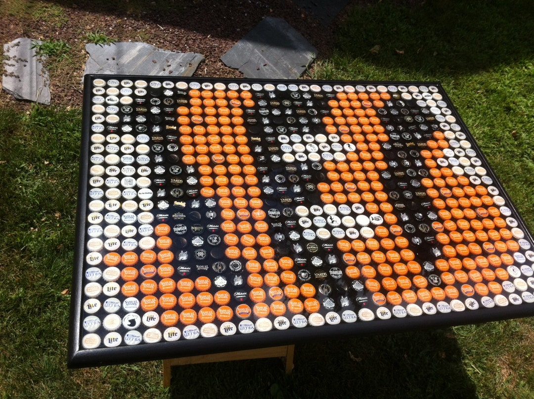 Beer Bottle Cap Art - Cincinnati Bengals "b" Logo - Smooth Hard Surface ...