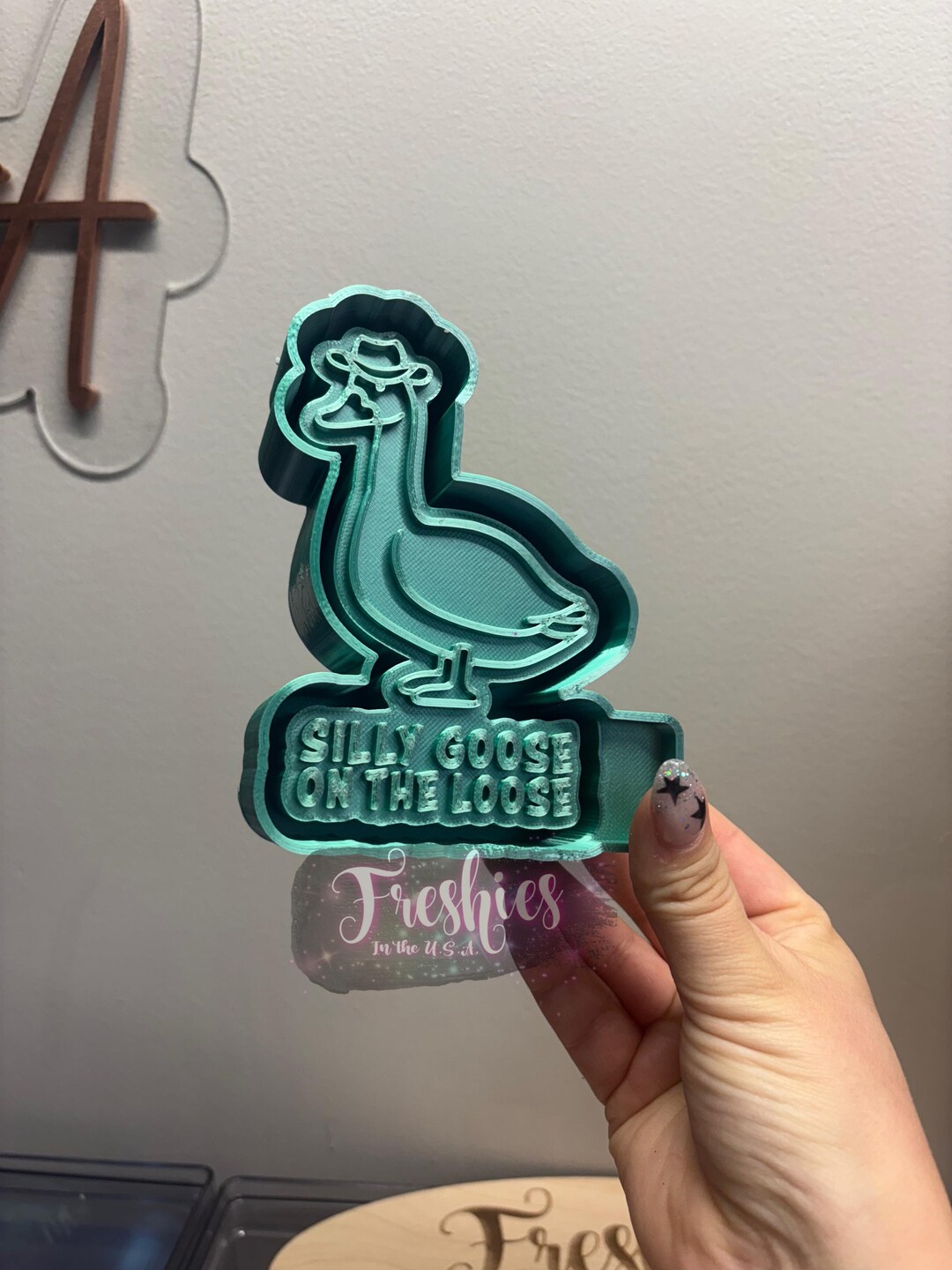 Silly Goose on the Loose Hat Silicone Car Freshie Mold - Etsy