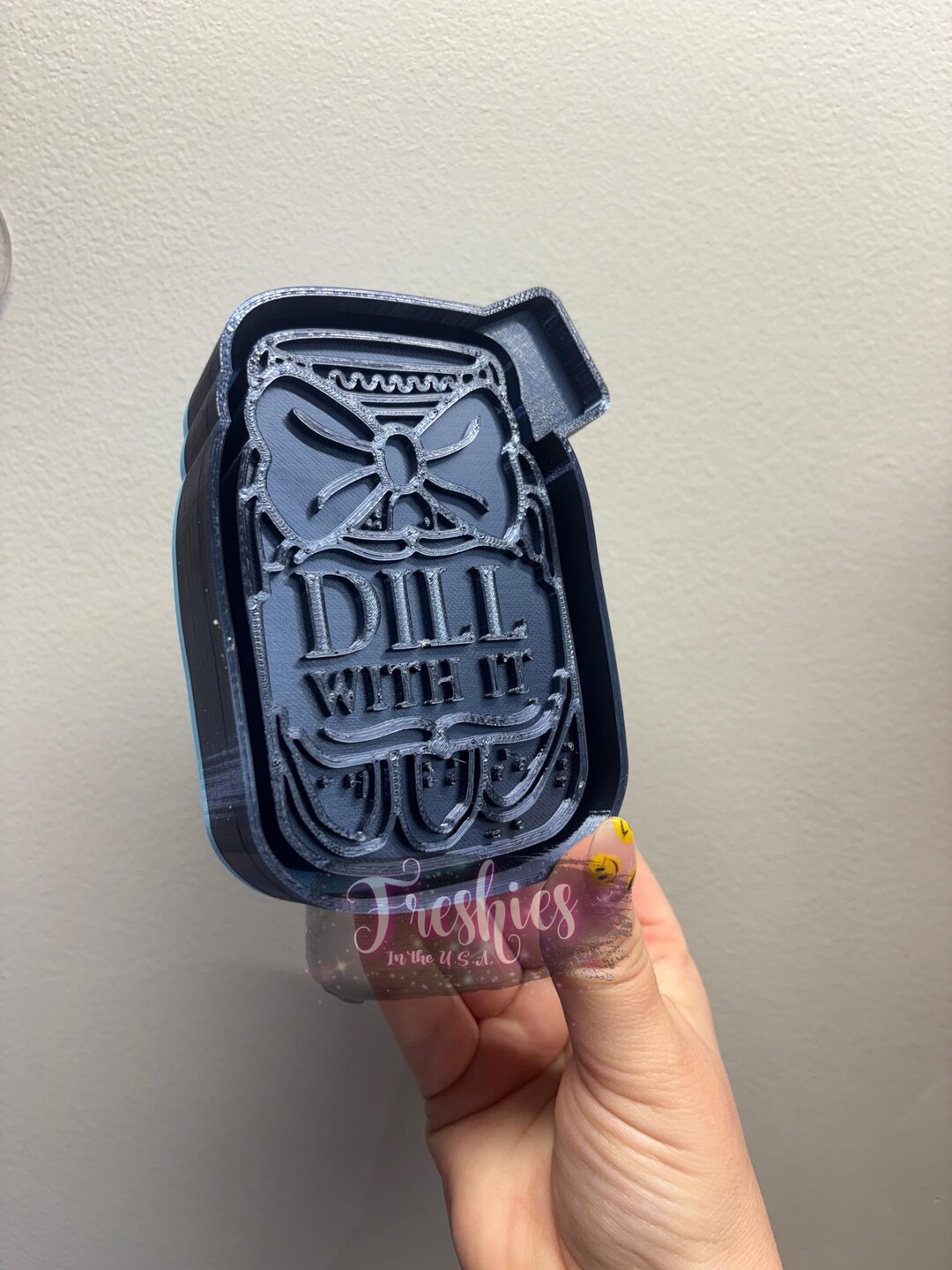 Dill With It Jar With Bow Silicone Car Freshie Mold - Etsy