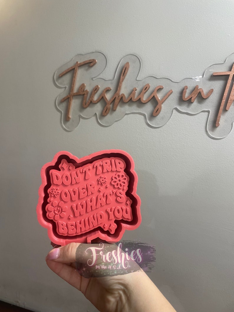 Don’t Trip Over Whats Behind You Silicone Car Freshie Mold - Etsy