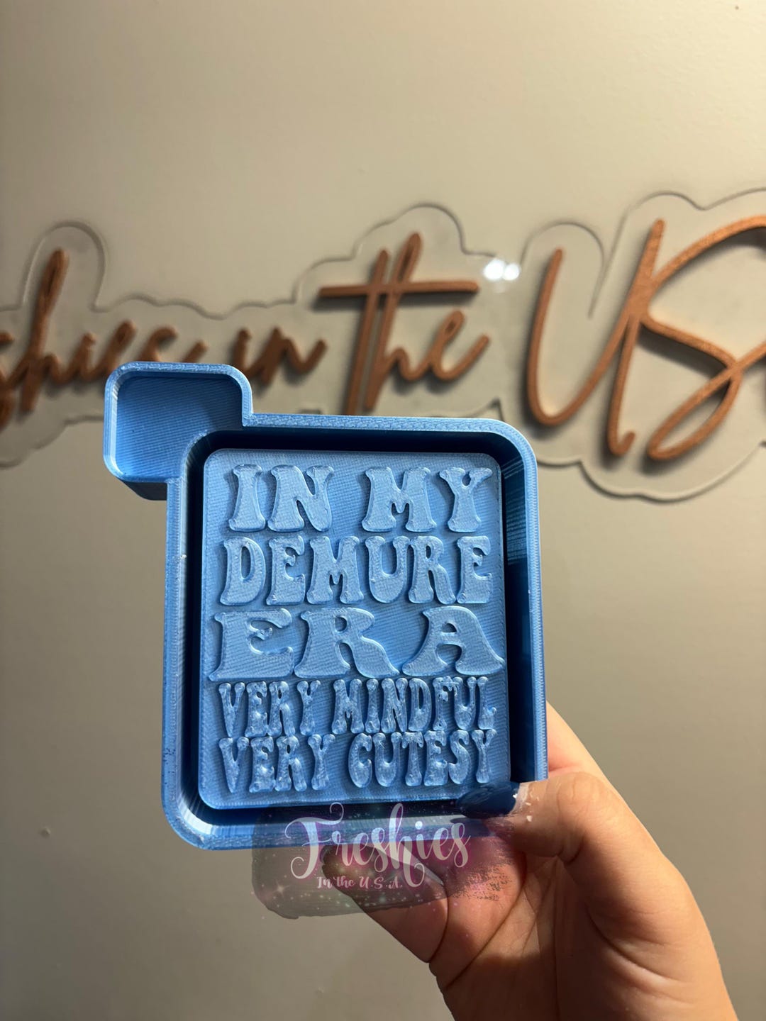 In My Demure Era Very Mindful Very Cutesy Silicone Car Freshie Mold - Etsy