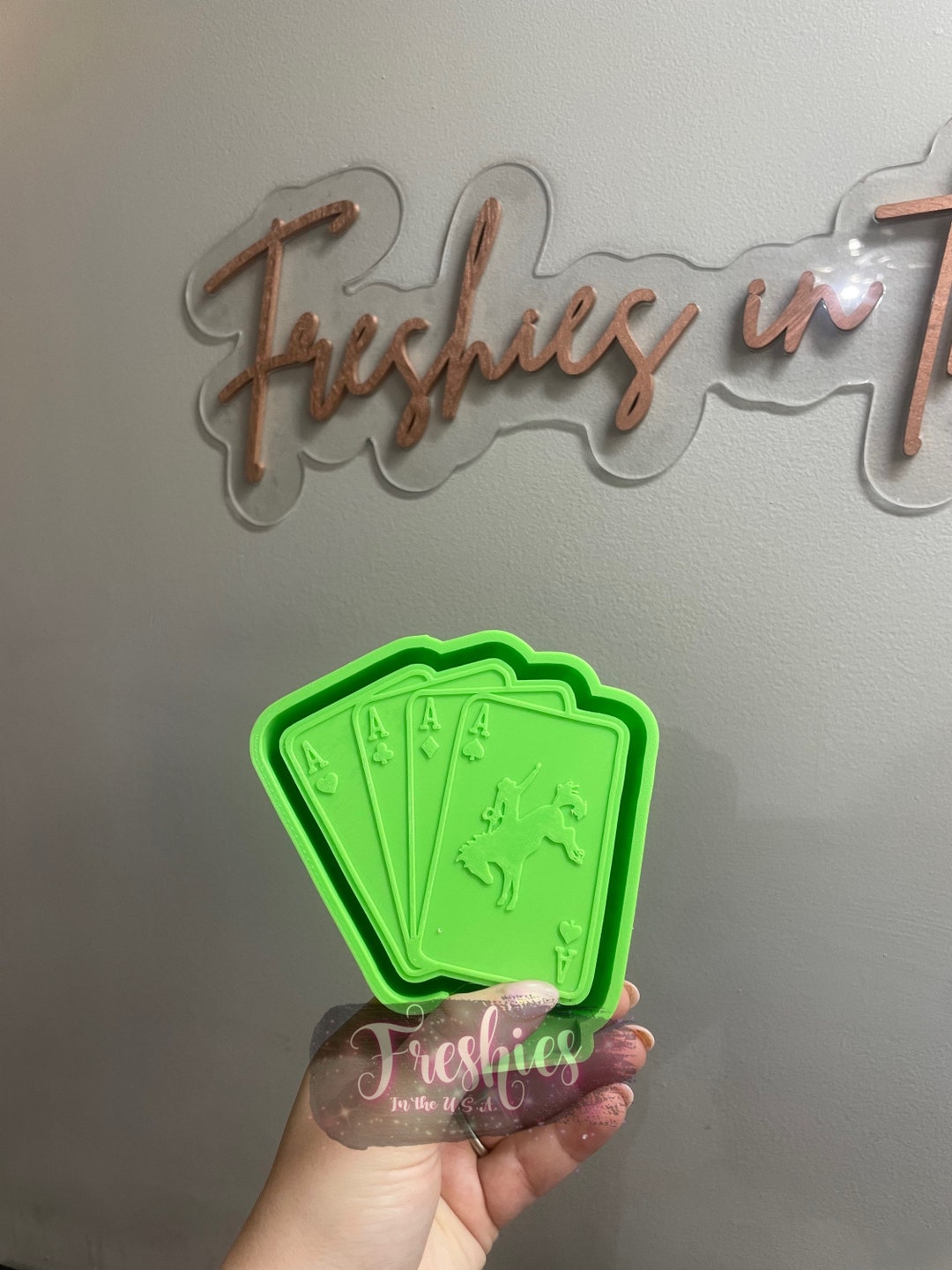 Aces Silicone Car Freshie Mold - Etsy