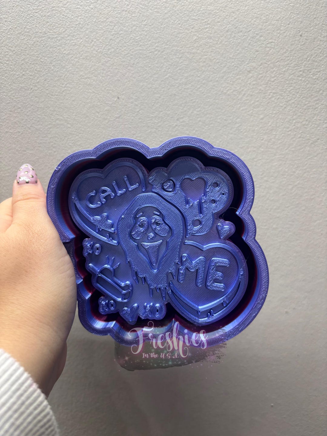 Scream Call Me Hearts Silicone Car Freshie Mold - Etsy
