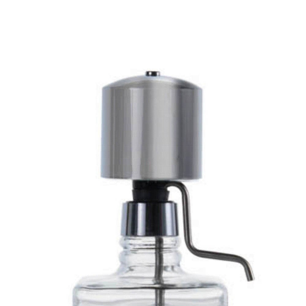 Liquor Decanter Bar Set With Chrome Pumps & Acrylic Tray - Etsy