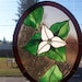 Stained Glass Trillium, Custom Ordered Flower Designs Available - Etsy