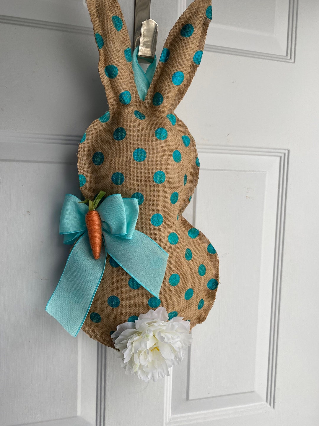Burlap Bunny - Etsy