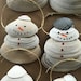 Shell Snowman Ornaments - Etsy