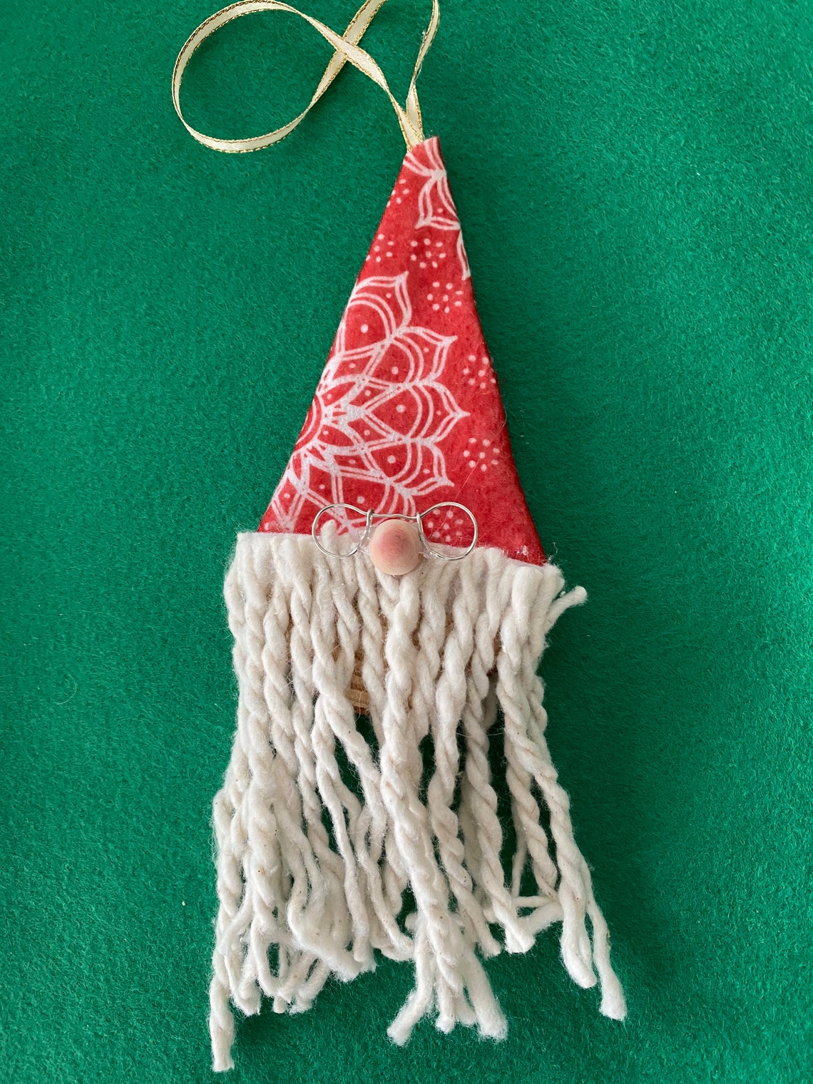 Santa Mop Ornament - Etsy