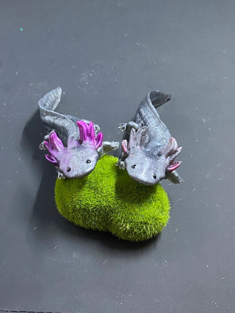 Axolotl Statues, Epoxy Resin - Etsy
