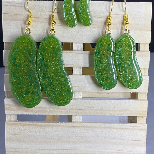 Pickle Earrings - Etsy