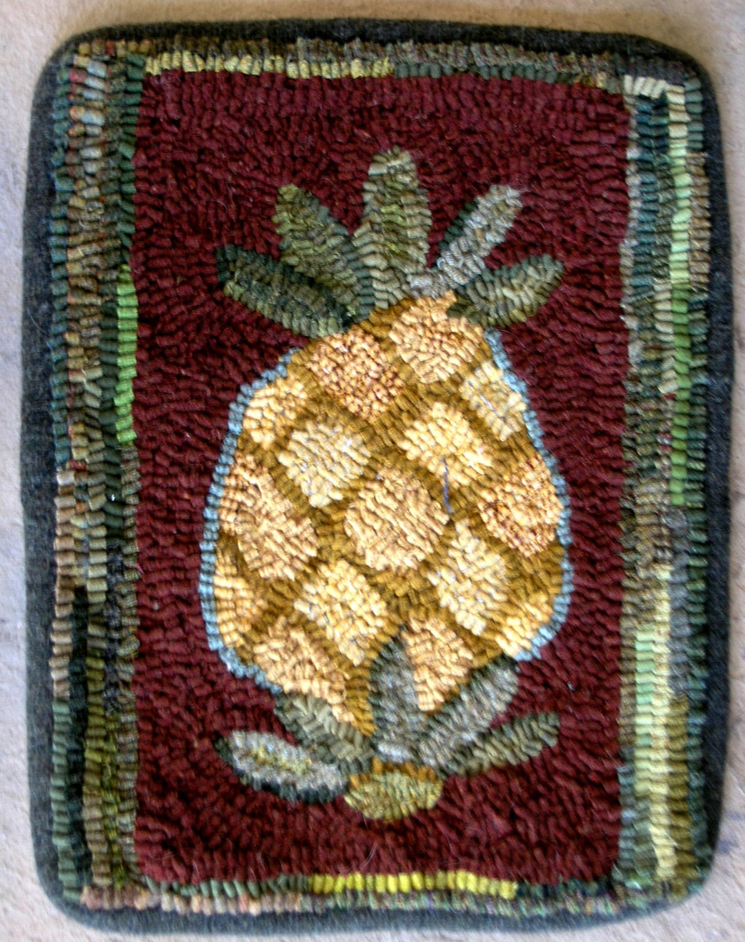 PATTERN for Rug Hooking Welcome- Hand Drawn on Primitive Rug Hooking ...