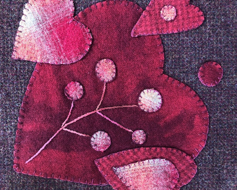 True Love- Wool Applique Pattern (31" X 13") - Etsy