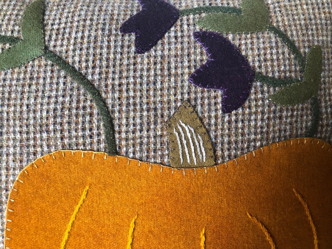 Fall Pumpkin- Applique Pattern - Etsy