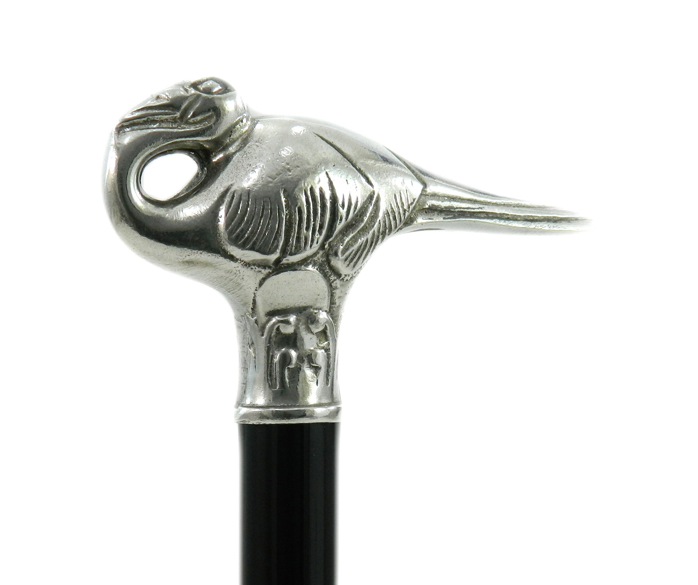 Elderly Cane Handmade in Italy, Elegant for Ceremony, Swan Handle ...
