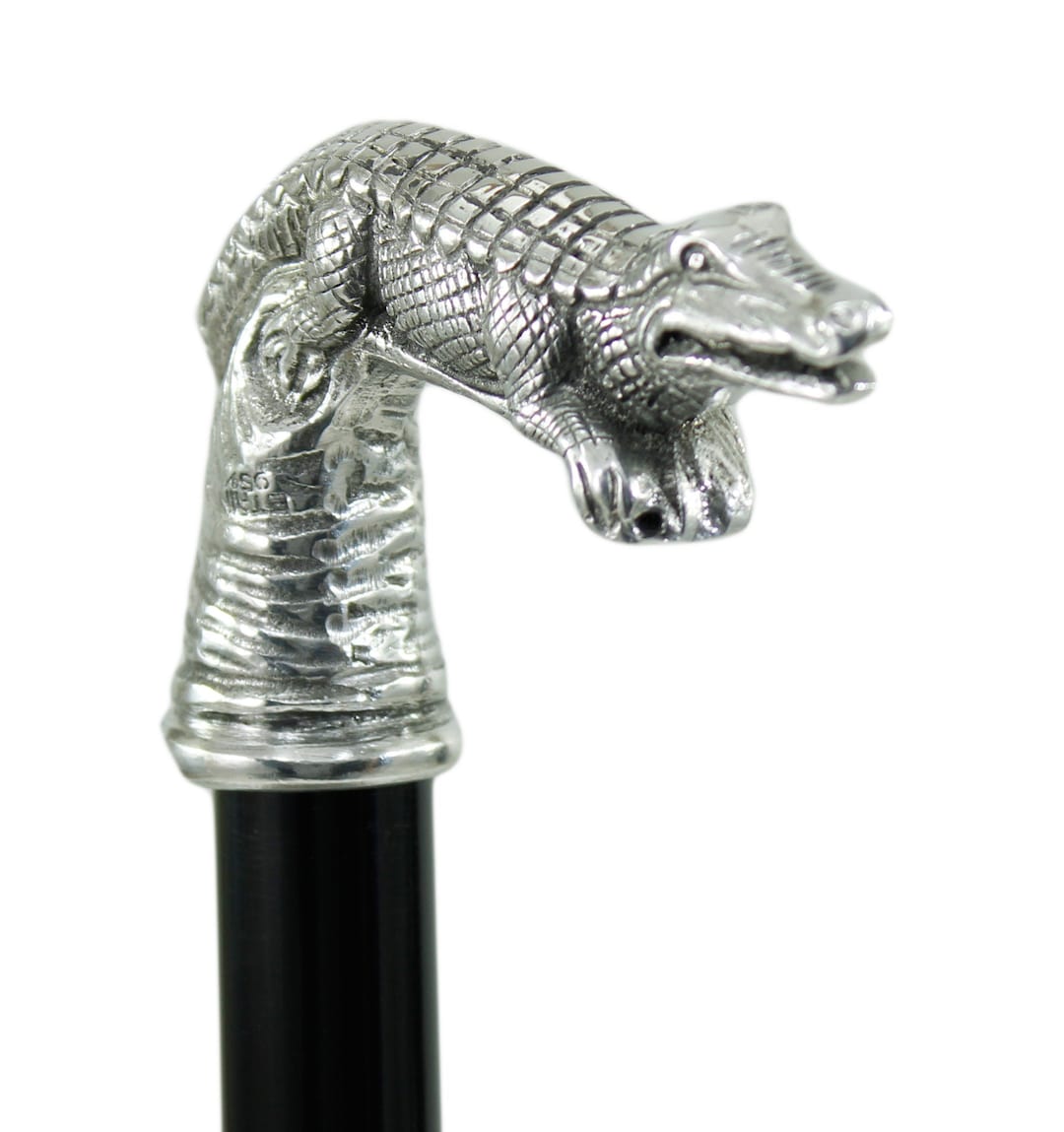 Ergonomic Cane for the Elderly, Crocodile Handle, Customizable in Color ...
