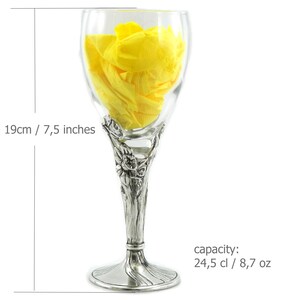 Elegant and Classy Glass Goblet, Gives a Touch of Chic to Your Table ...
