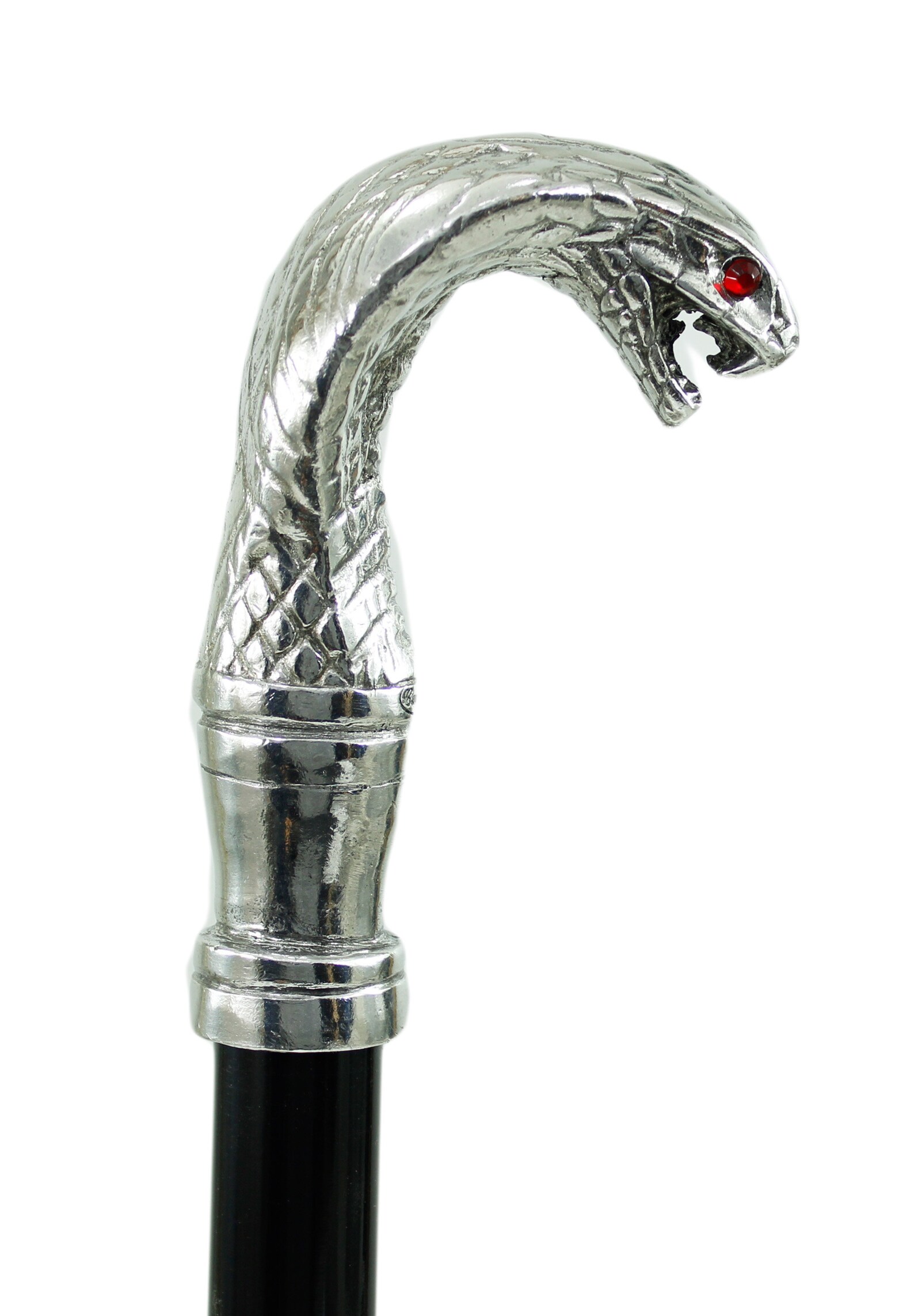 Elegant Walking Stick Red Eyes Cobra Ergonomic and | Etsy