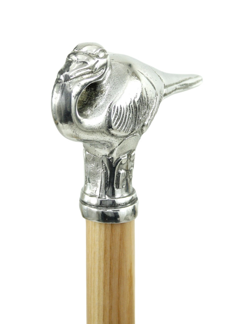 Elderly Cane Handmade in Italy, Elegant for Ceremony, Swan Handle ...