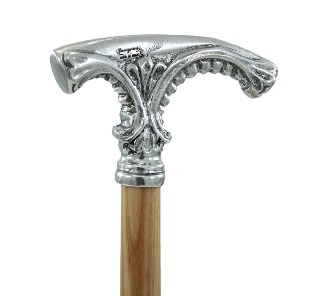 Walking Sticks for Men for Women, Natural Beech Wood and Pewter ...