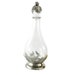 Pewter and Glass Acorn Bottle. Elegant Carafe of Great Importance ...
