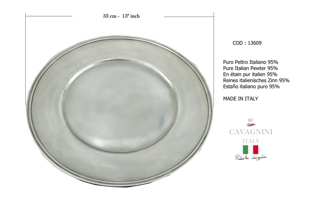 Pewter Plate. Placeholder Created With the Merger of the Metal ...