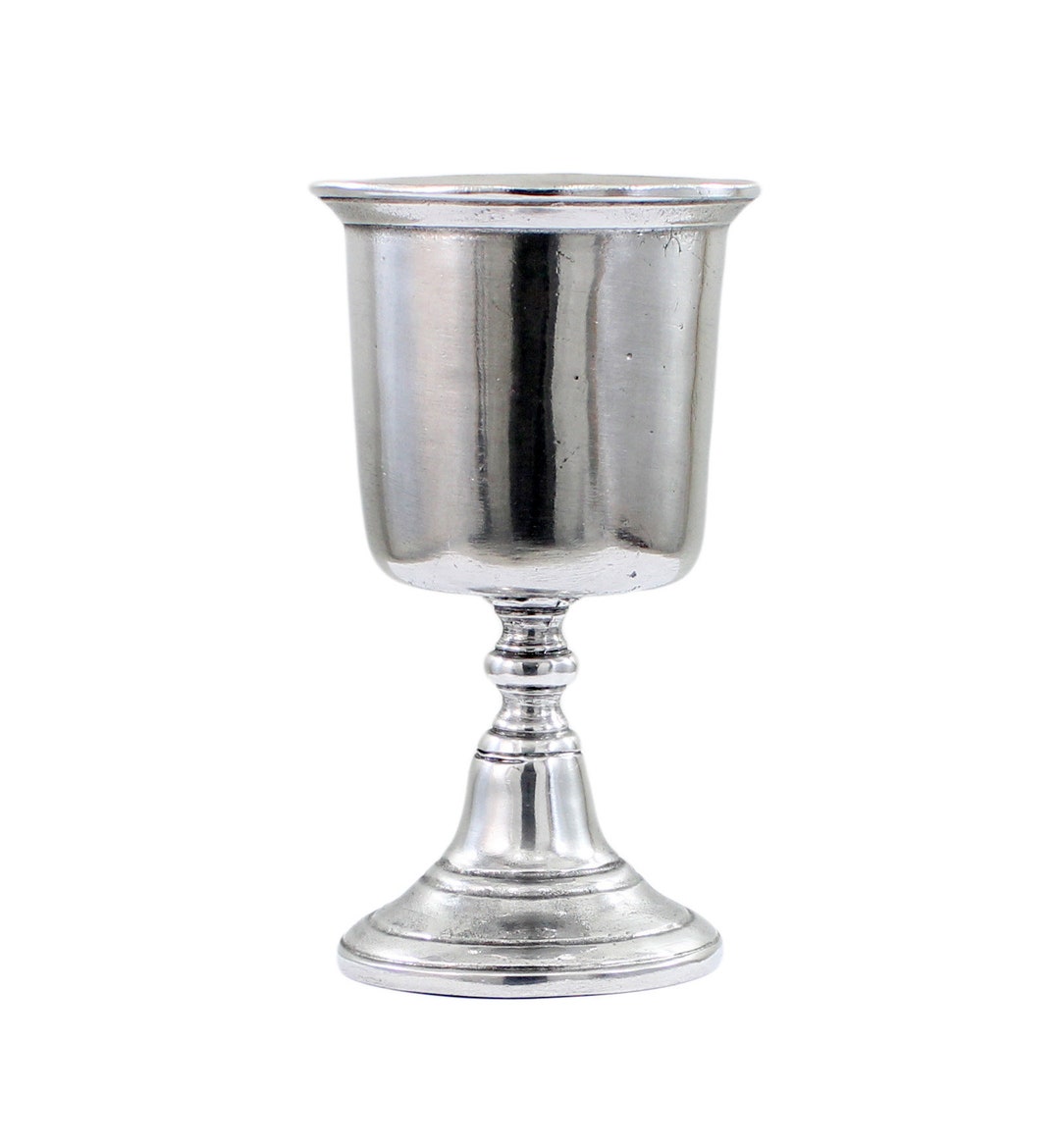 Pewter Goblet, Elegant and Classy. Capacity 150ml (5 Oz) - Made in ...