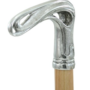CAVAGNINI -walking Stick Wooden Pewter Custom -gift Gentlemens ...