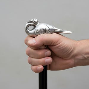 Elderly Cane Handmade in Italy, Elegant for Ceremony, Swan Handle ...