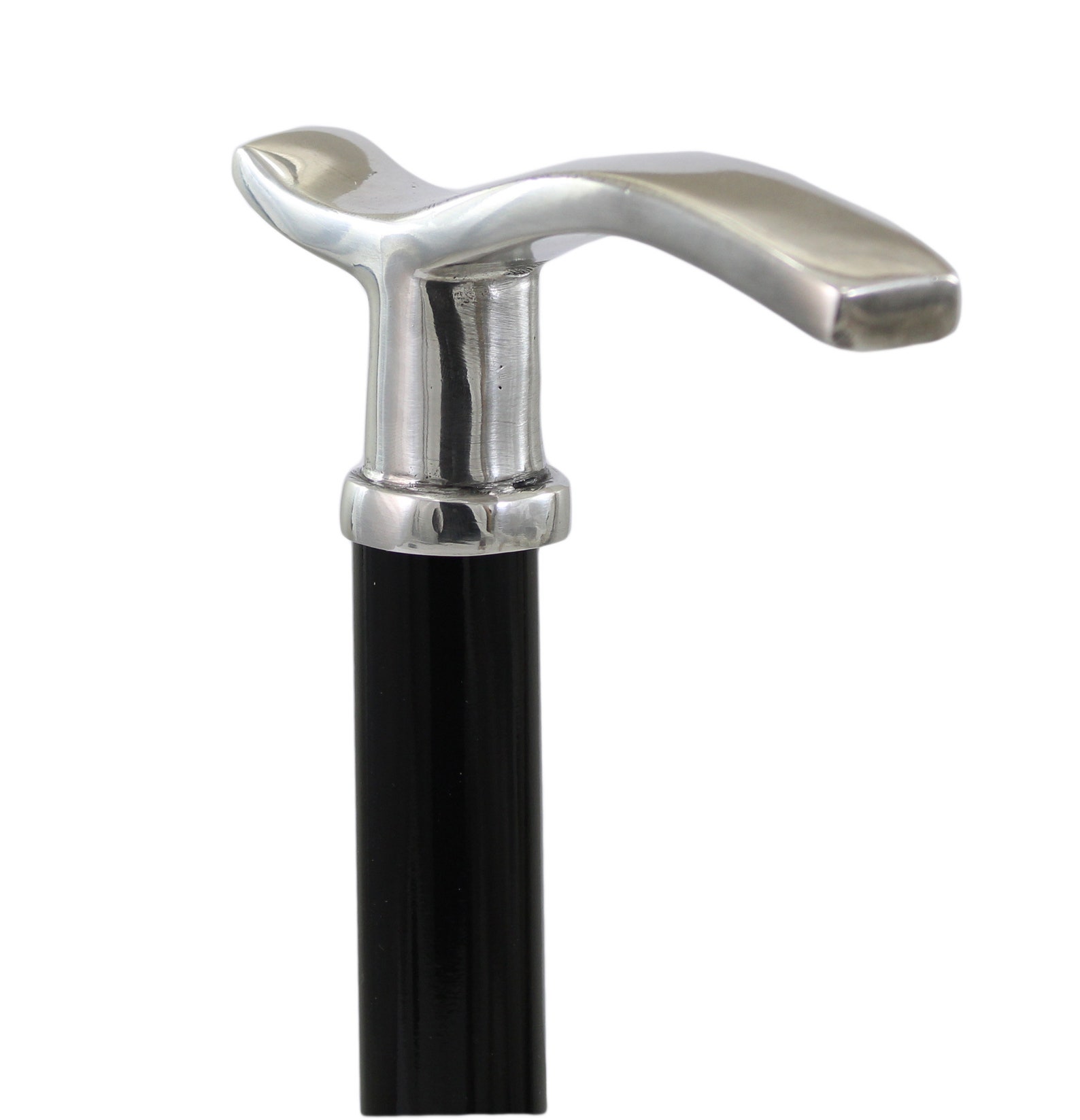 Walking Stick for the Elderly, Wave Handle, Solid and Elegant ...